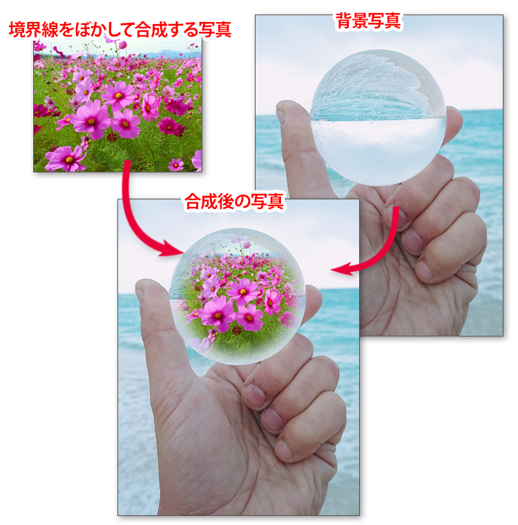 合成した画像をPhotoshopの「境界線をぼかす」で背景になじませる│CGDOOR