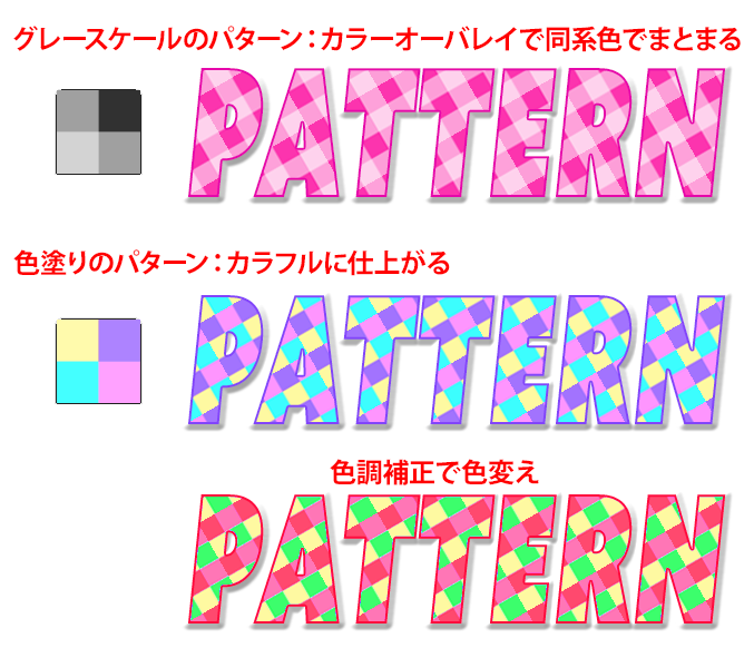 photoshopでパターンの作り方・登録・塗りつぶし方法│CGDOOR #photoshop