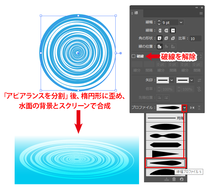 Illustratorで、ぐるぐる「渦巻き」を描く方法│CGDOOR #イラレ