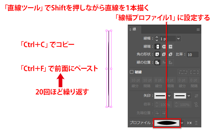Illustratorで「集中線」を描く方法│CGDOOR #イラレ